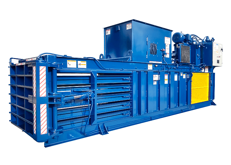 Manual Tie Horizontal Recycling Balers - Marathon Equipment